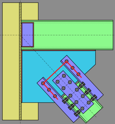 Vertical Brace Connections