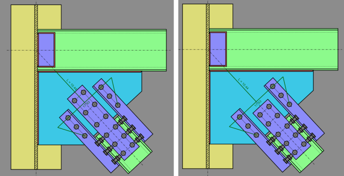 Vertical Brace Connections